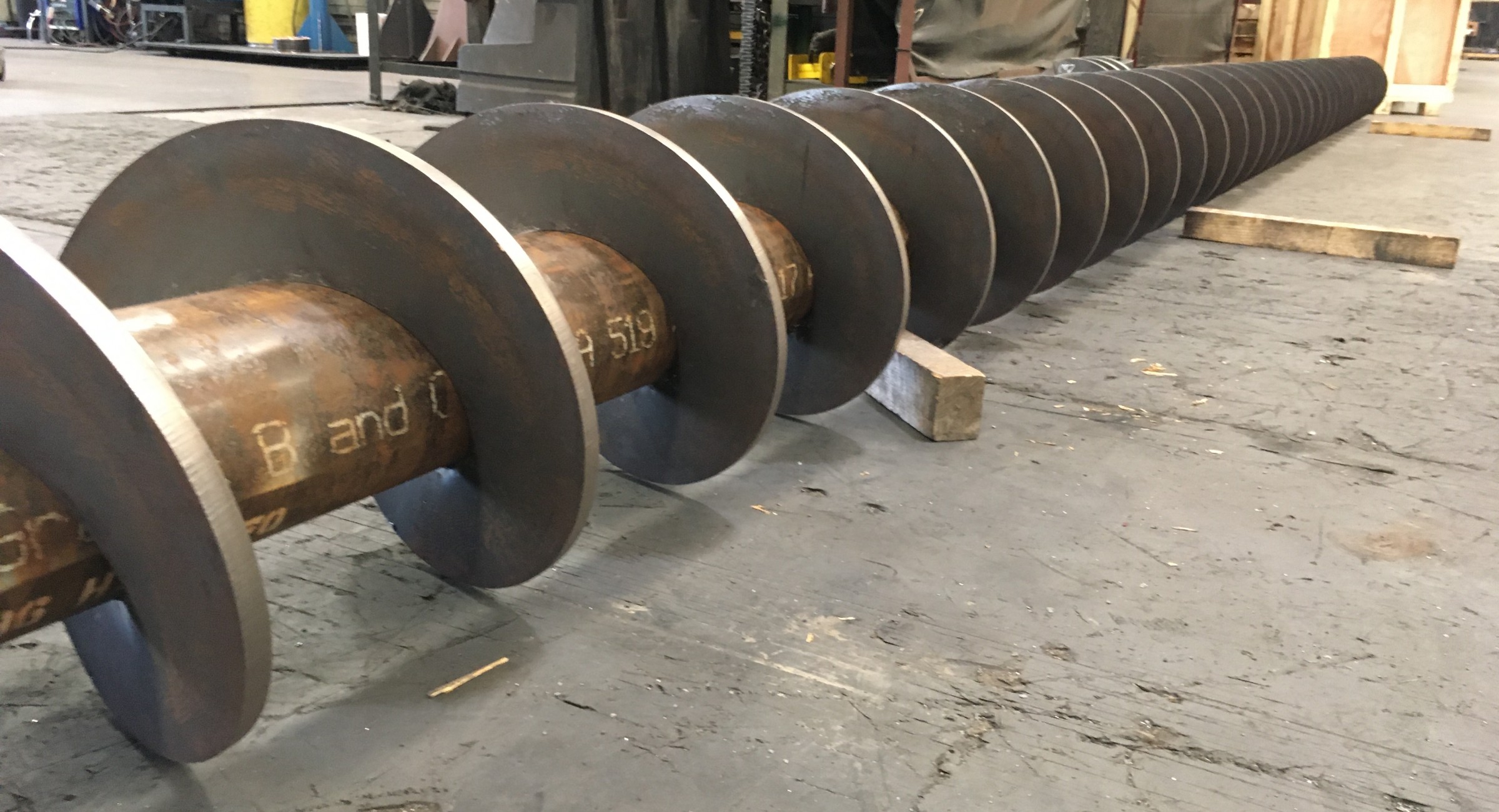 Custom Auger Flighting & Replacement | Jeffrey Machine