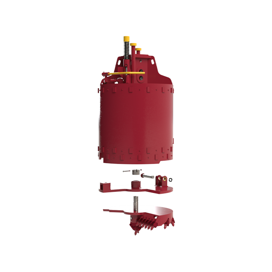 Single Open Rock Drilling Bucket
